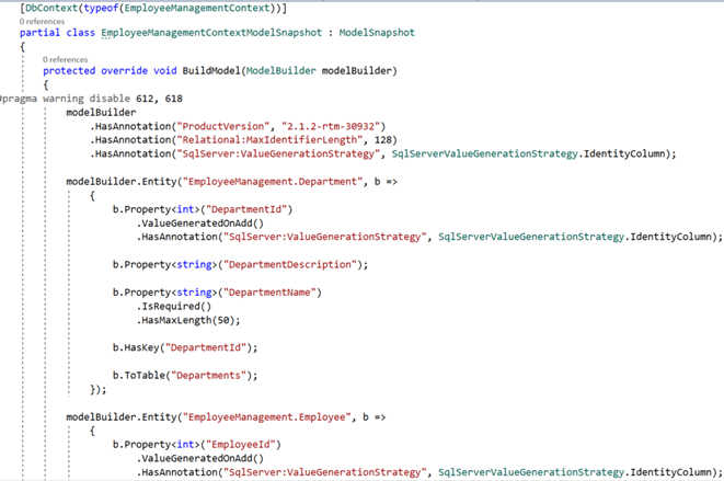 Understanding Entity Framework Core And Code First Migrations In Ef Core 2926